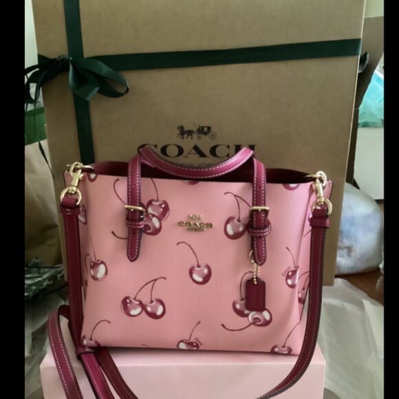 Coach | Bags | Coach Cherry Fruit New Season Mollie Tote Bag Gift ...
